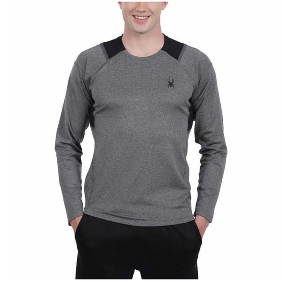 Spyder | Shirts | Spyder Active Mens Long Sleeve Shirt Gray M | Poshmark